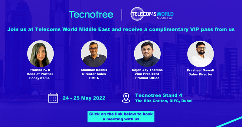Telecoms World Middle East - Book a meeting with us - Tecnotree I ...
